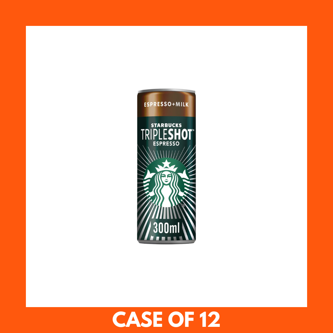 Starbucks Tripleshot Espresso Iced Coffee 300ml Cans (Pack of 12) - WHOLESALE STARBUCKS – C&R ...