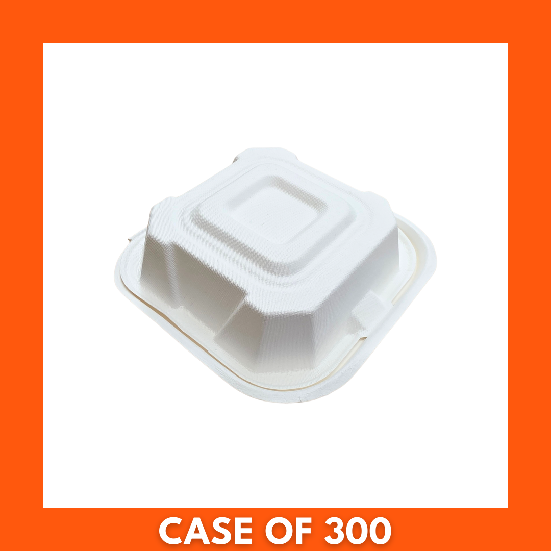Takeaway Clamshell Containers 6x6in 300pcs | WHOLESALE takeaway ...