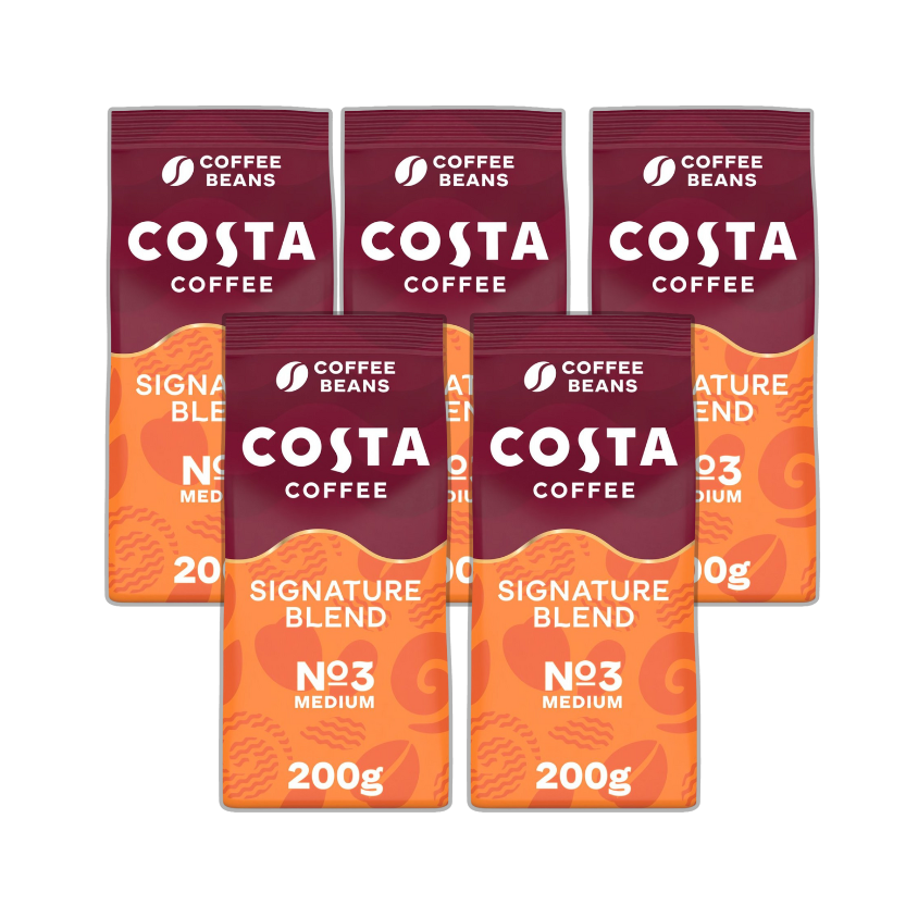 Costa Signature Coffee Beans | Fresh 5 x 200g Pack | WHOLESALE COSTA ...
