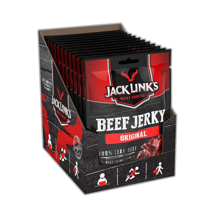 Jack Links Beef Jerky Original 12 x 25g – C&R Snacking Wholesale