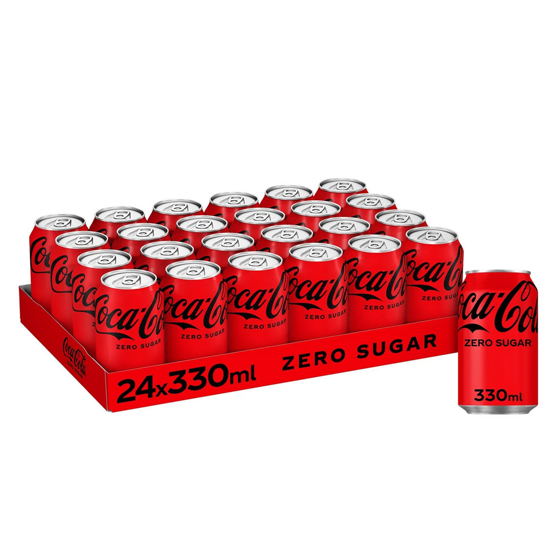 Coke Zero GB 24 x 330ml | WHOLESALE SOFT DRINKS & BEVERAGES – C&R ...