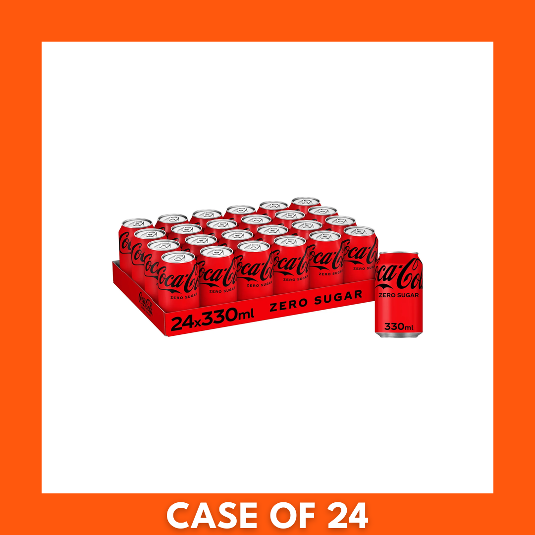 Coke Zero GB 24 x 330ml | WHOLESALE SOFT DRINKS & BEVERAGES – C&R ...