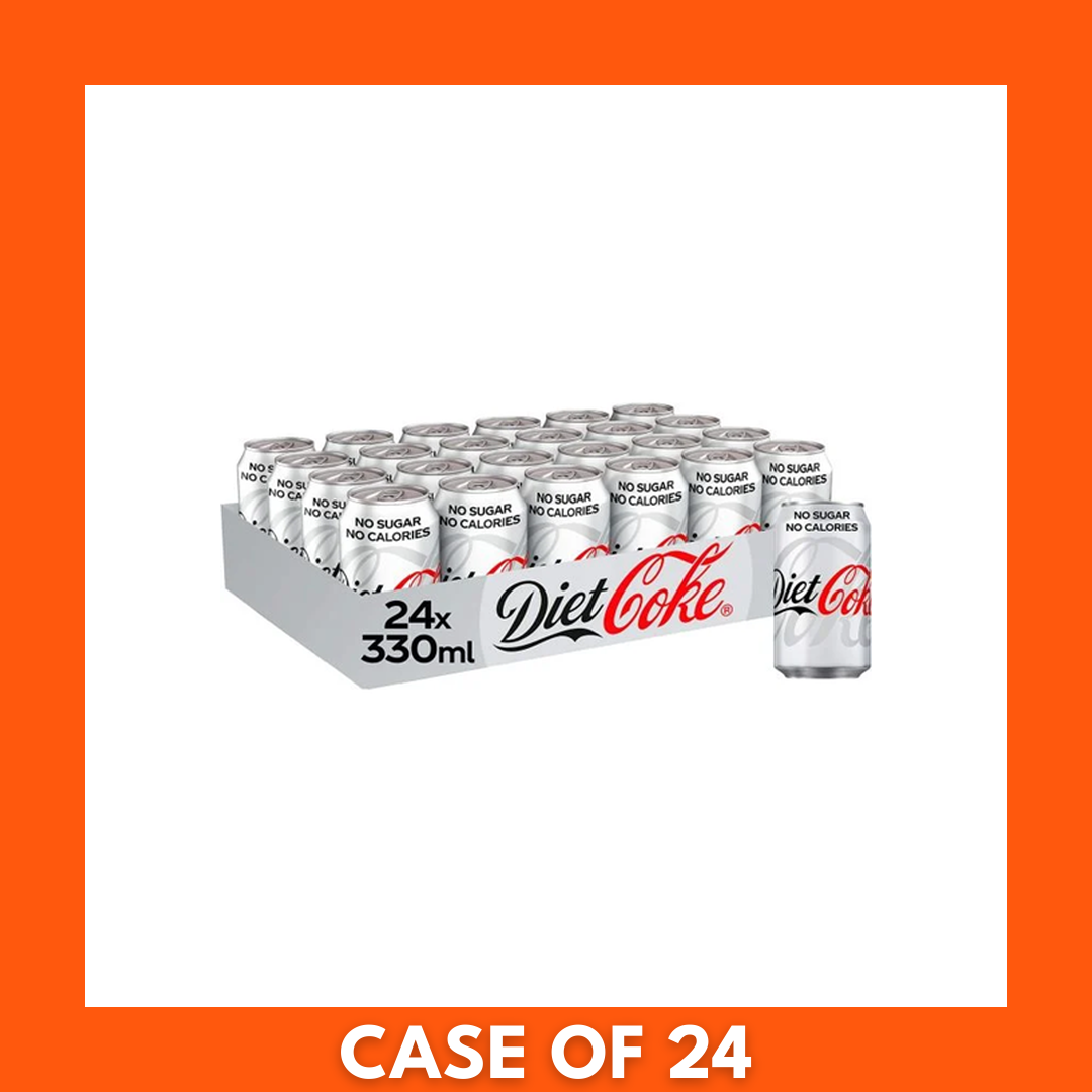 Diet Coke GB 24 x 330ml Cans | WHOLESALE SOFT DRINKS – C&R Snacking ...