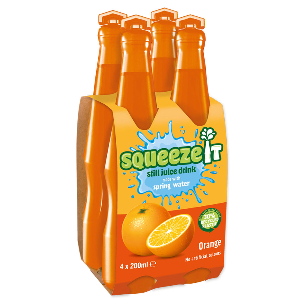 Squeeze It Still Juice Drink Orange - 4 x 200ml | Refreshing Juice ...